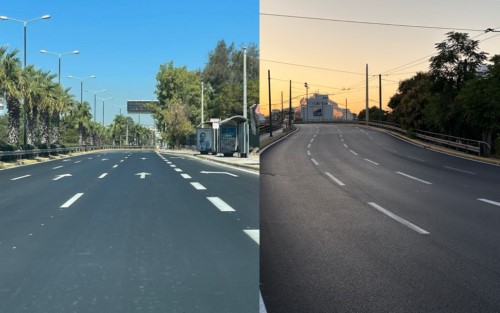 Καινοτόμες διαγραμμίσεις στους δρόμους - Mesogianews
